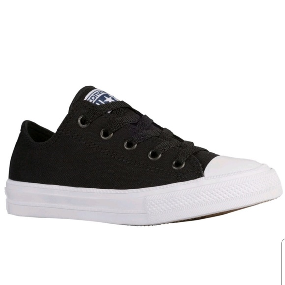 Converse | Shoes | Converse Chuck Taylor Ii Ox Boys Grade School Blac ...